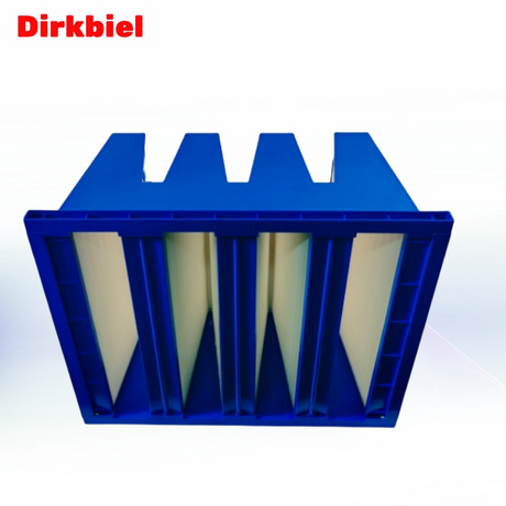 Dirkbiel AHU Low Resistance V Type Compact Medium Efficiency Air Filter ...